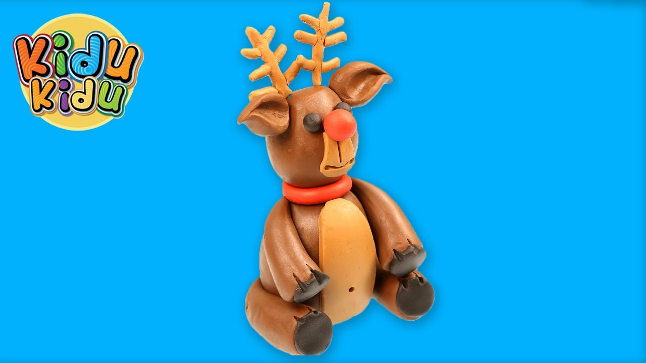 Play Dough Reindeer - Kidu Kidu